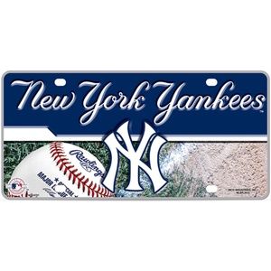 Wall Decor | Mlb New York Ny Yankees Metal License Plate | Poshmark